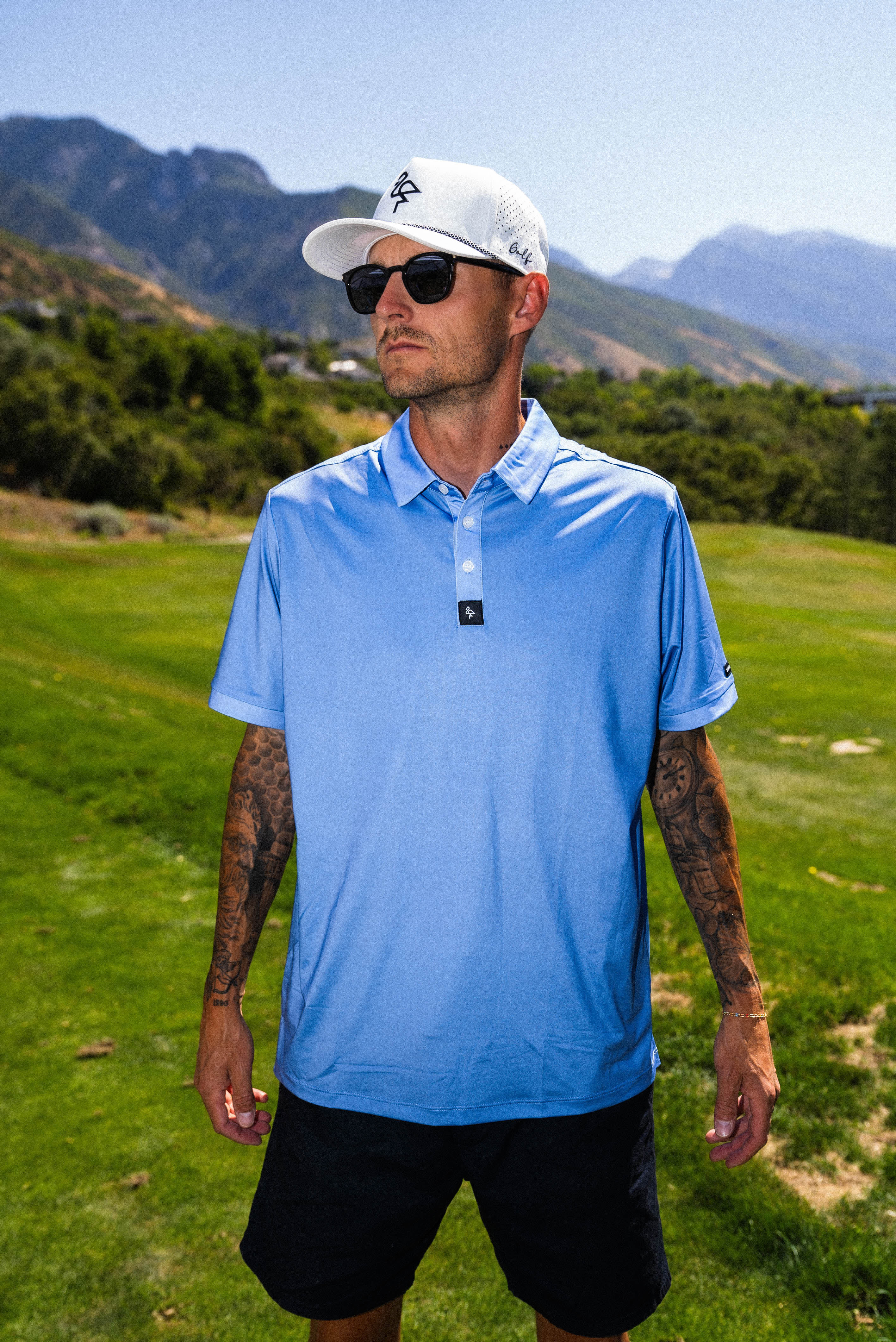 Vibey Blue - Men's Polo – Byrd Gang