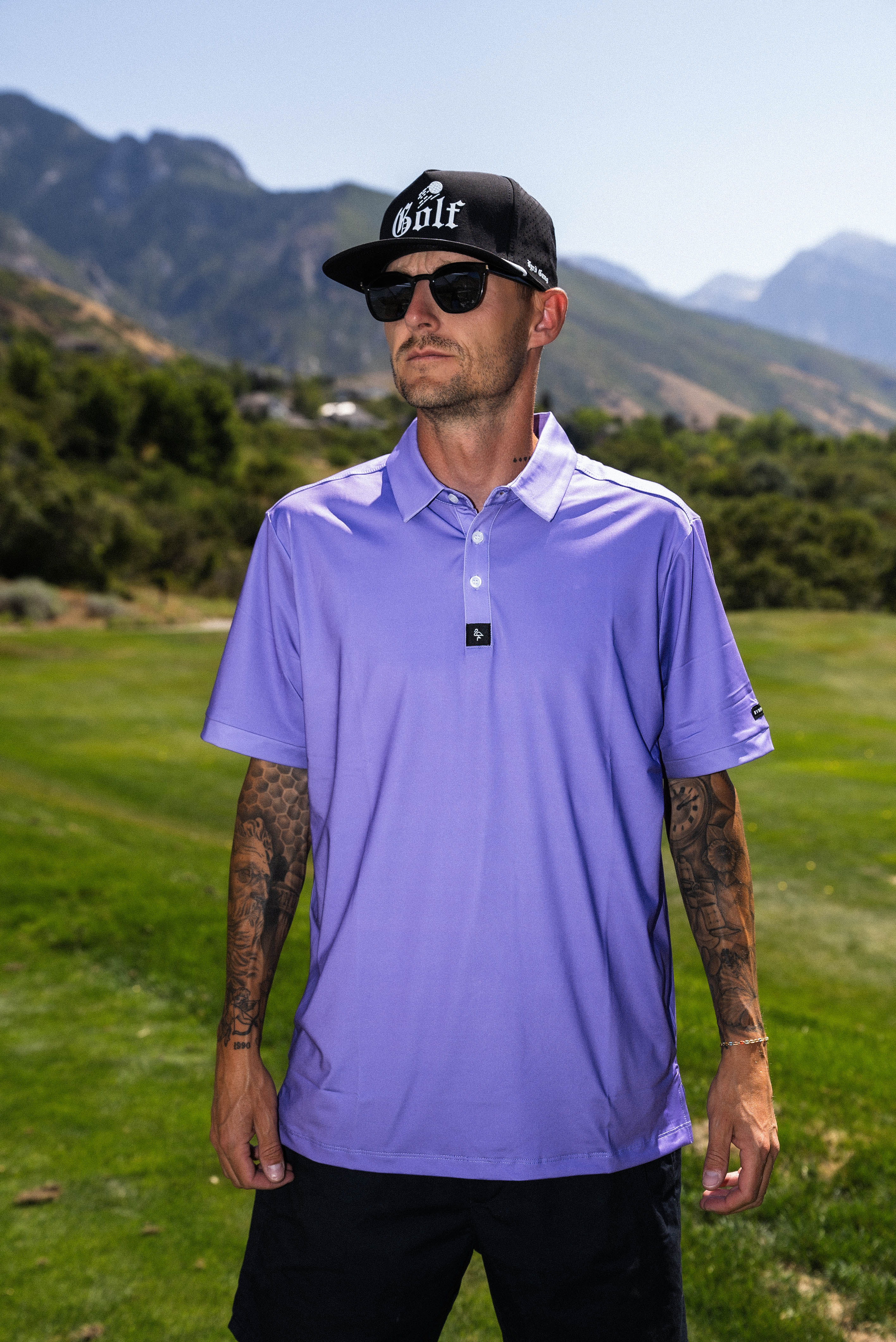 Vibey Purple - Men's Polo – Byrd Gang