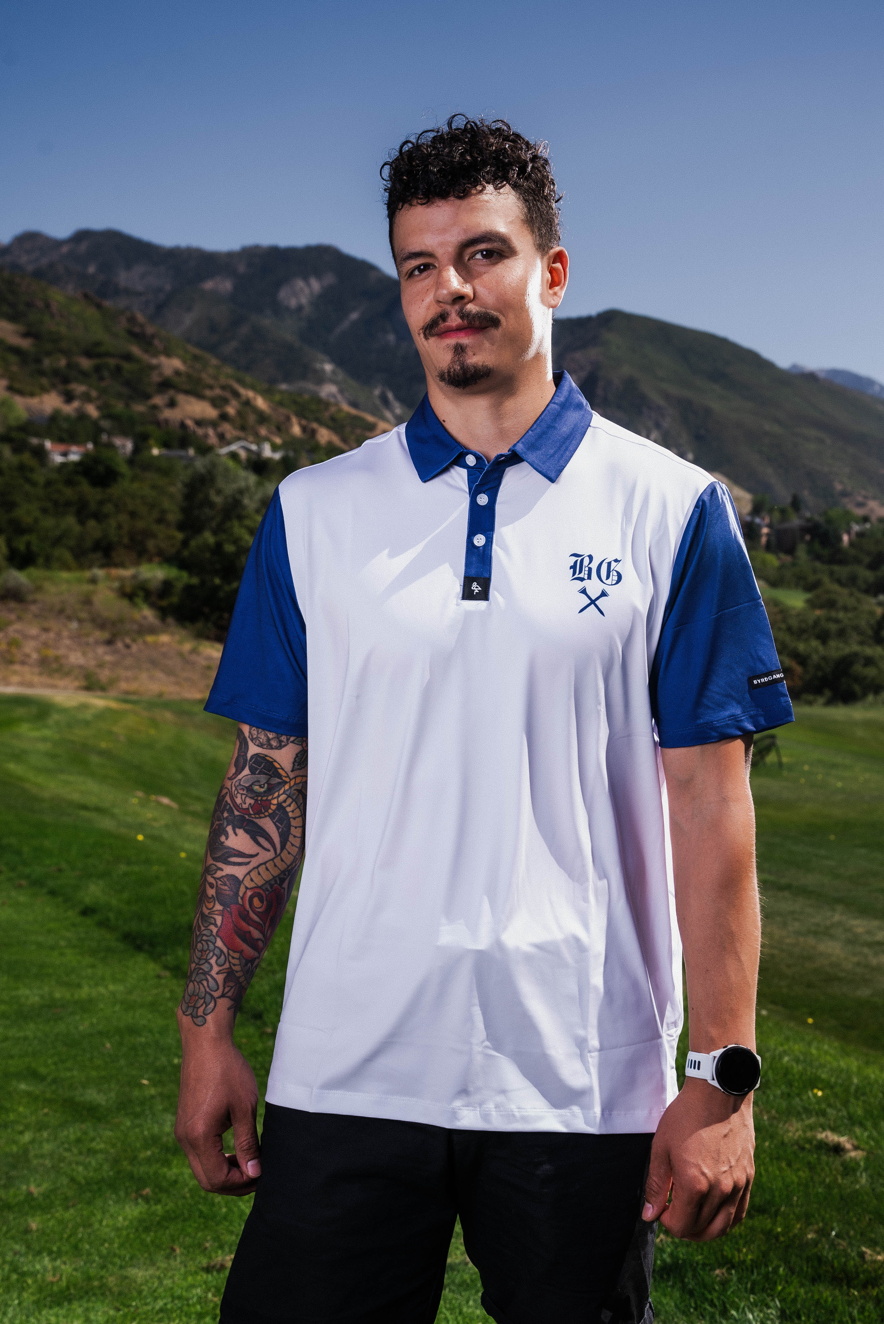 BG - White/Blue – Byrd Gang