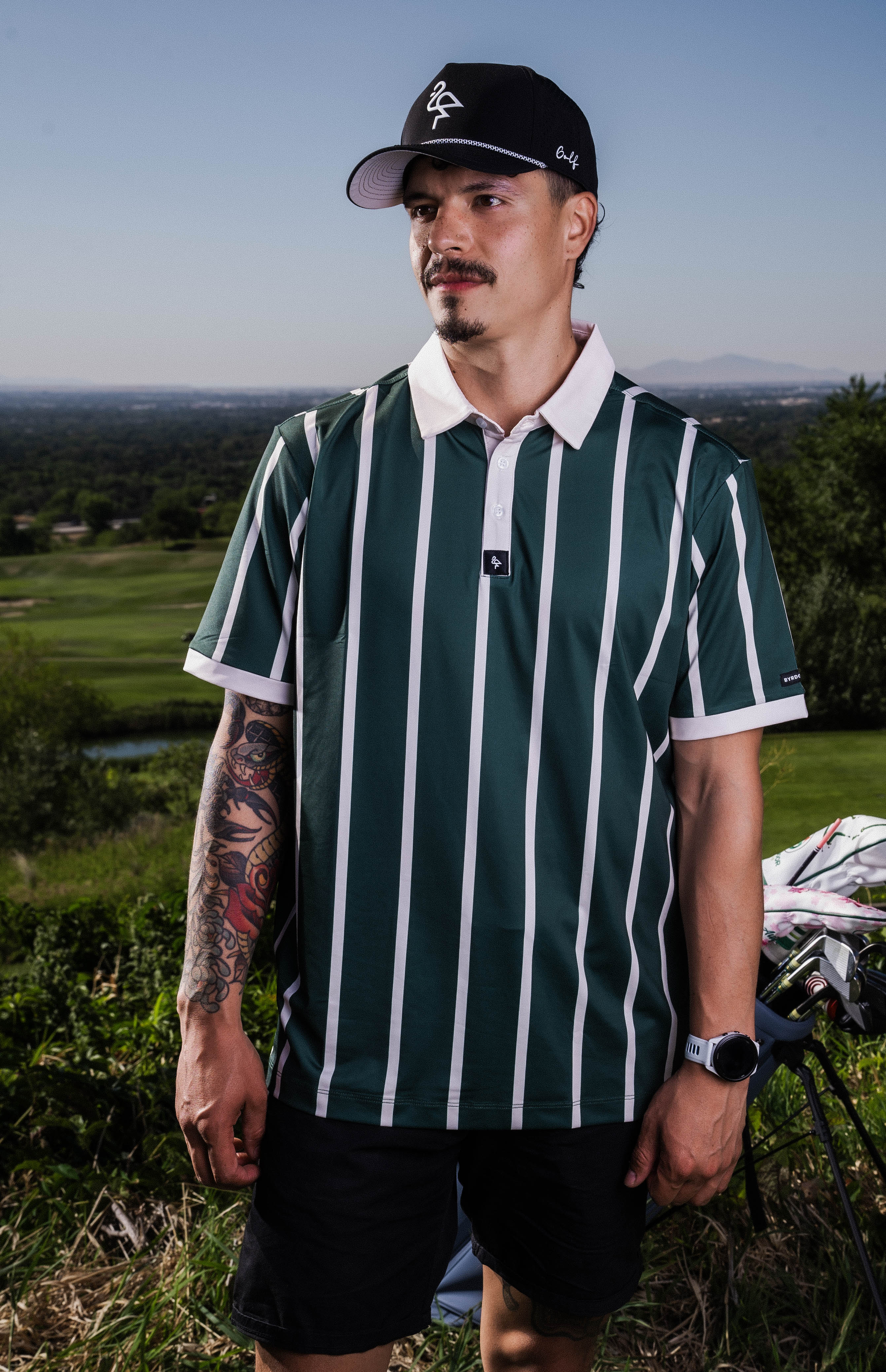 Old Stripes - Green - Men's Polo – Byrd Gang