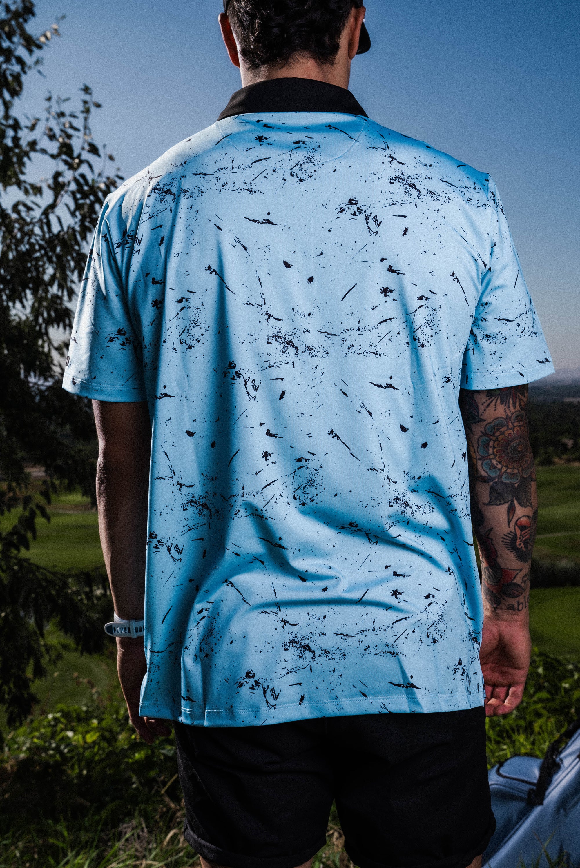 Byrd Gang Golf Polo | Drip - Blue