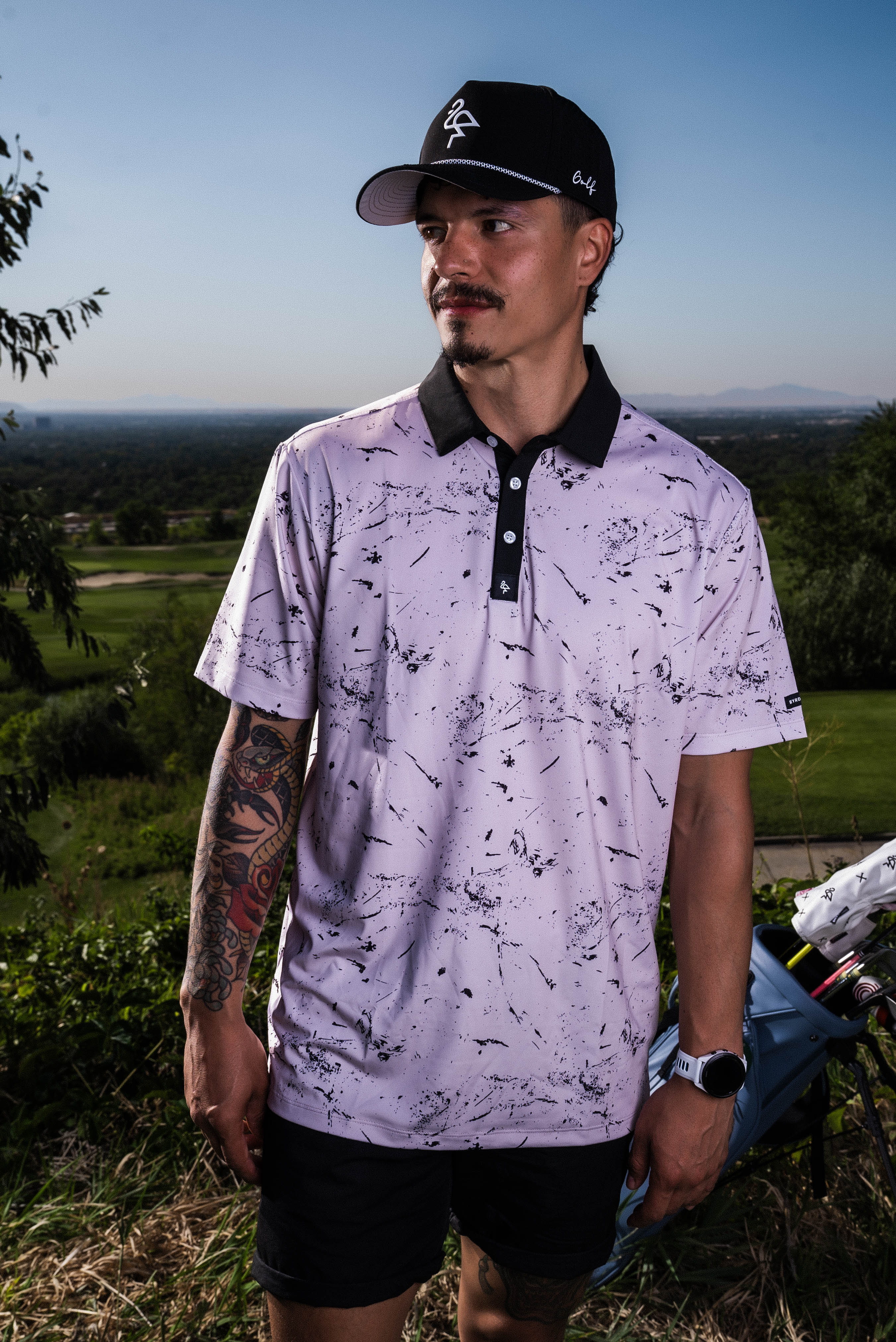 Byrd Gang Golf Polo | Drip - Cream